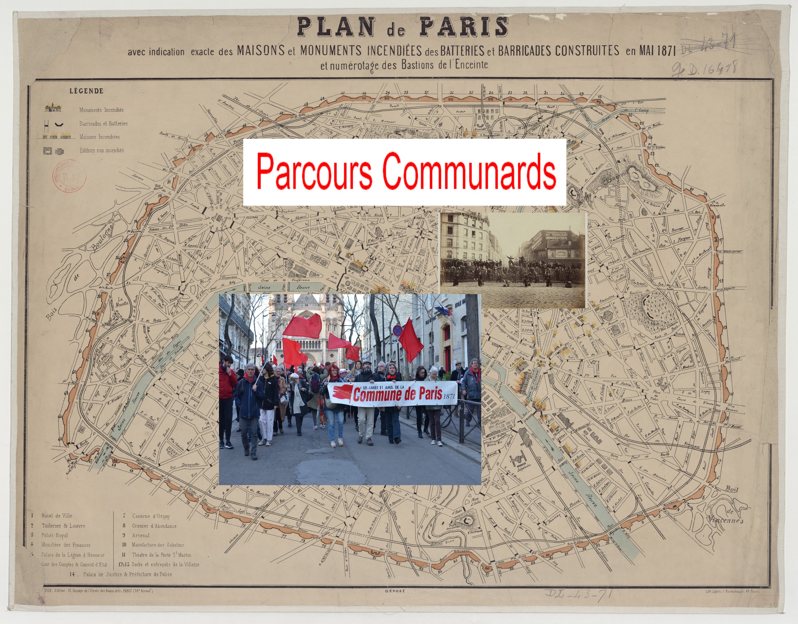 Parcours Communards - Le Père-Lachaise